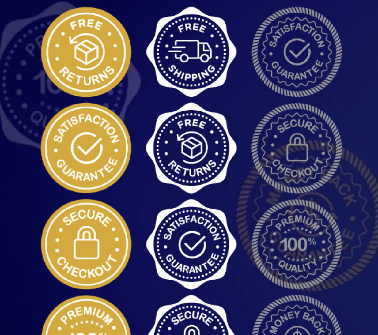 Free Download: 72 Trust Badges to Increase E-Commerce Conversions